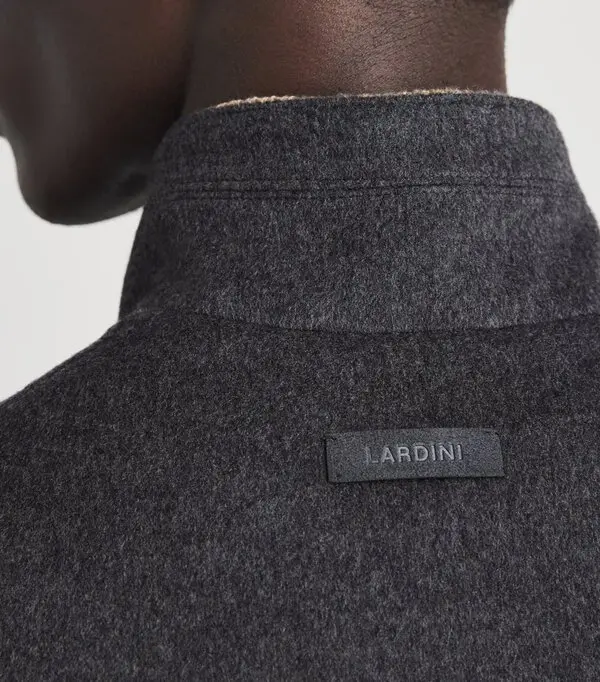 LARDINI Virgin Wool-cashmere Gilet