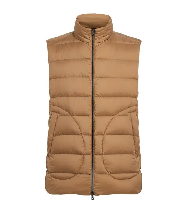 Herno Down Quilted Gilet - Beige