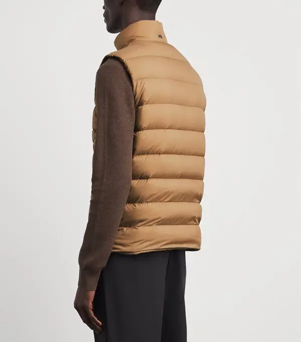 Herno Down Quilted Gilet - Beige