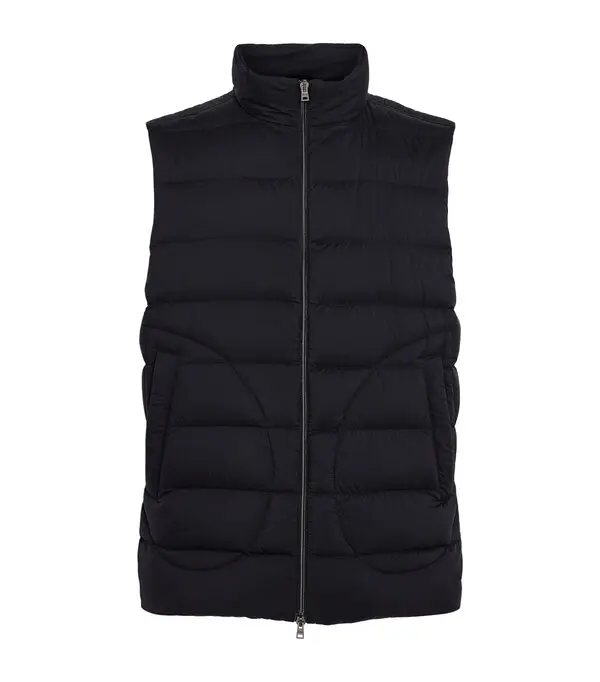 Herno Down Quilted Gilet - Black
