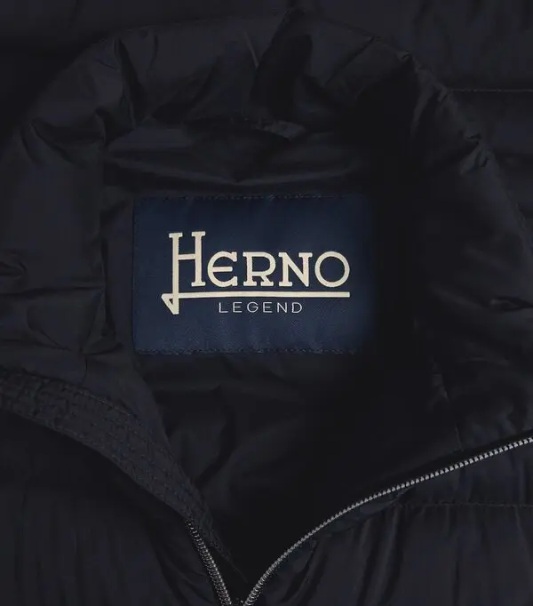 Herno Down Quilted Gilet - Black