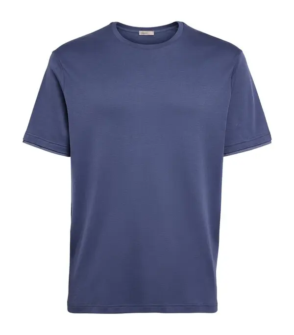 Herno Cotton Layered T-shirt - Blue