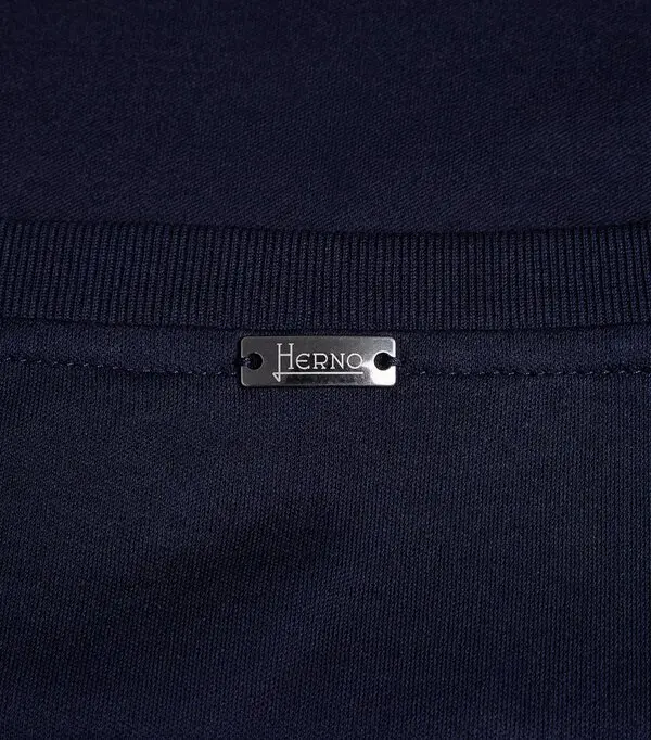 Herno Cotton Layered T-shirt - Blue