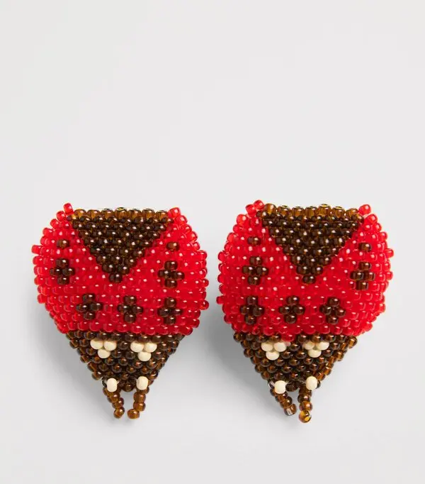 KONGES SLOJD Beaded Ladybug Hair Clips