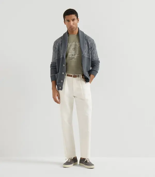 Brunello Cucinelli Neoclassical Print T-shirt