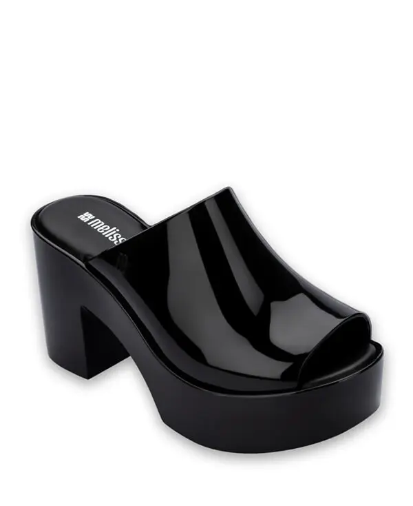 Melissa Hype Platform Mule Heels - Black