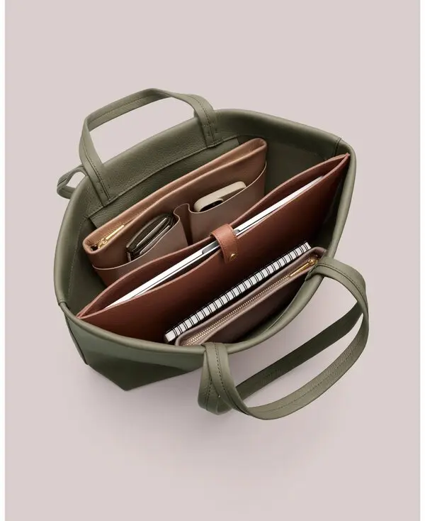 Cuyana Small Easy Tote - Olive