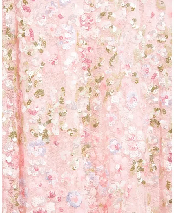 NEEDLE & THREAD Dream Garland Strapless Gown