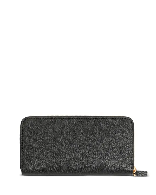 Valentino Garavani Zip Around Leather Wallet