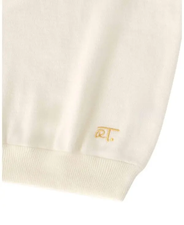 Robert Talbott Gibson Cotton Cashmere Short Sleeve Crewneck Sweater