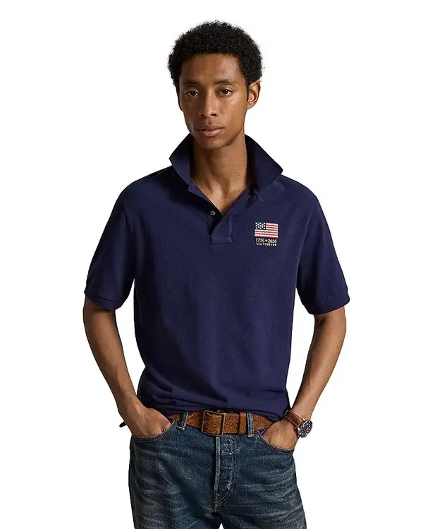 Polo Ralph Lauren American Icons Stamp Polo Shirt - Navy