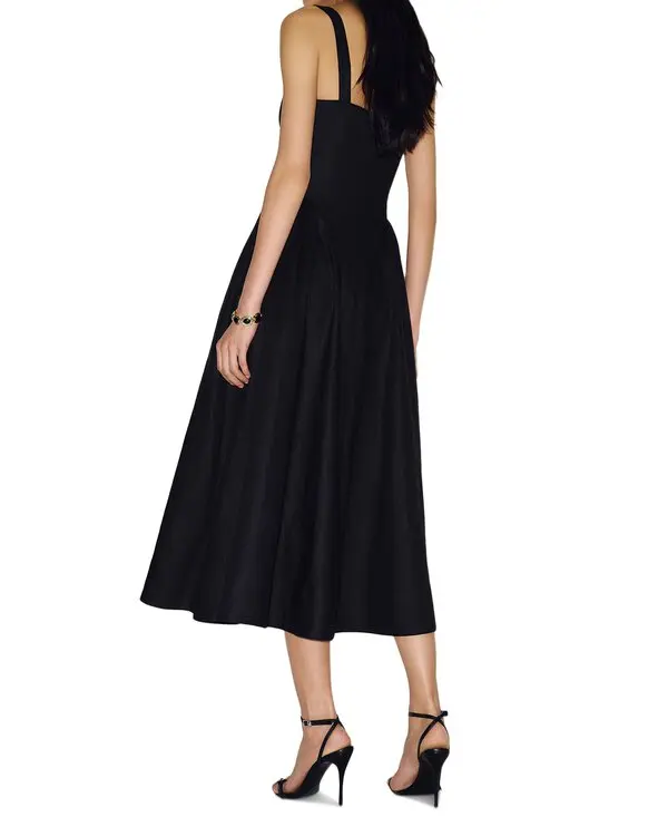 REFORMATION Linen Dress - Black