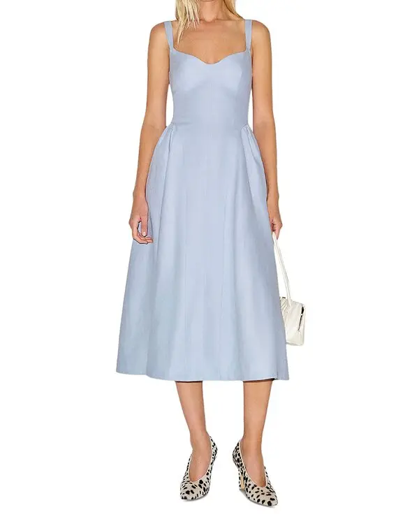 REFORMATION Birdie Linen Dress