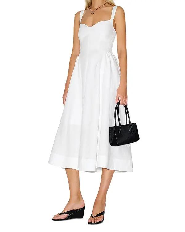 REFORMATION Linen Dress - White