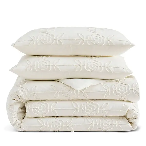 PERI HOME Trellis Rose 3-piece Duvet Set, Full/queen