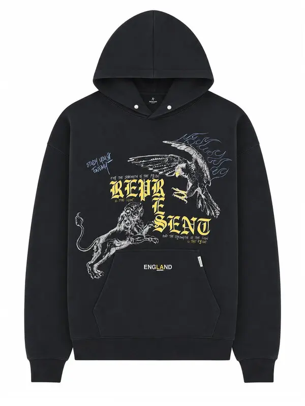 REPRESENT Felpa Con Stampa