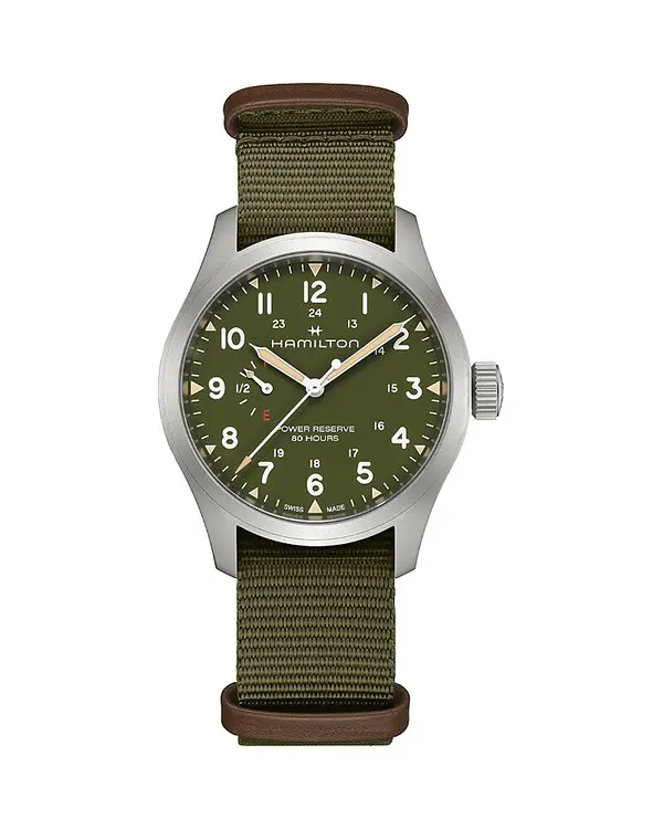 Hamilton Khaki Field Mechanical Watch - Green