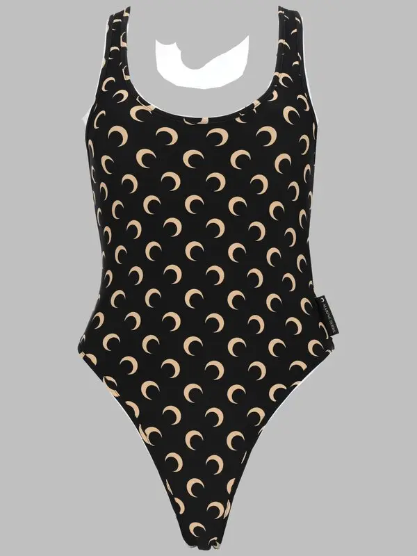 MARINE SERRE Costume Da Bagno Intero "moon
