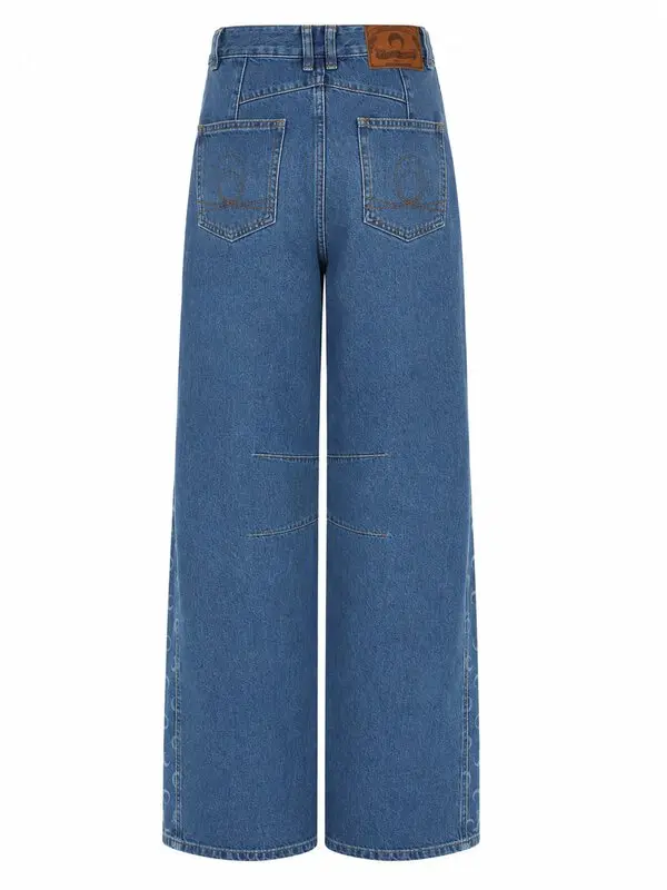MARINE SERRE Jeans In Di Cotone Organico