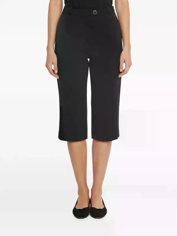 LOUIS VUITTON Crepe Cropped Tailored Trousers