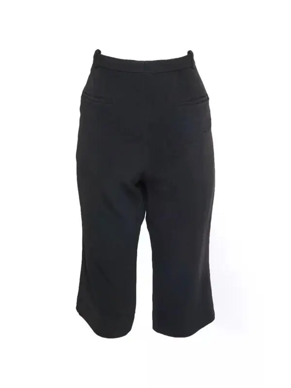 LOUIS VUITTON Crepe Cropped Tailored Trousers