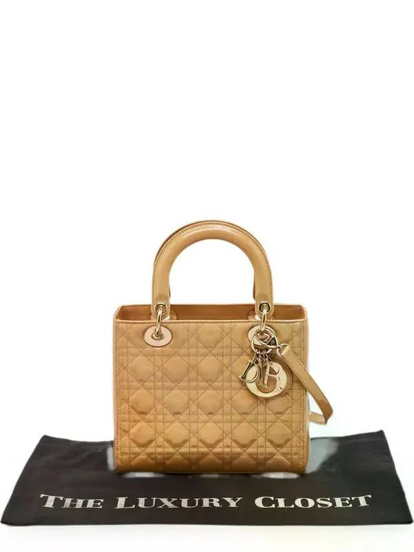 Dior Medium Lady Cannage Tote Bag