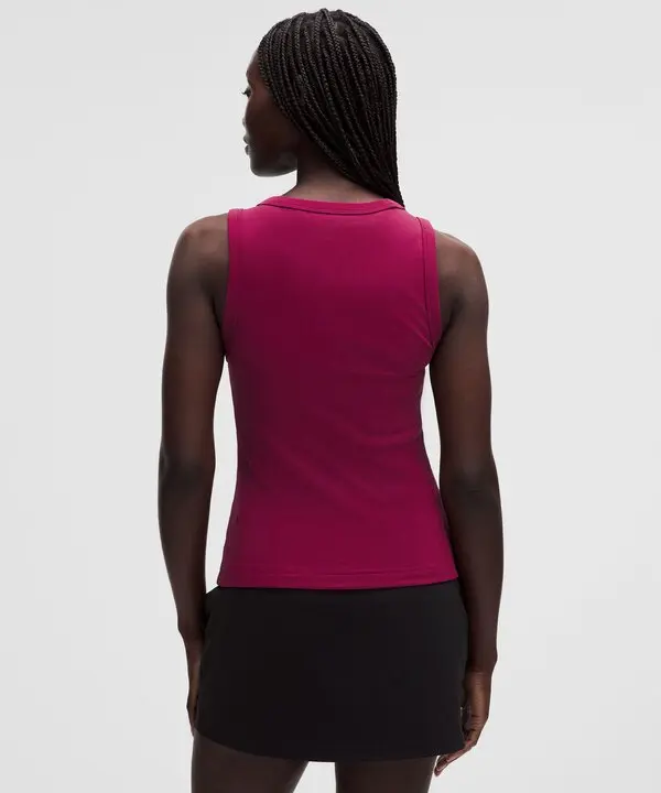 Lululemon Ribbed Scoop-neck Tank Top - Raspberry Rave