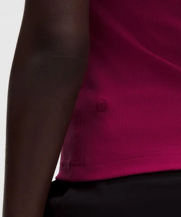Lululemon Ribbed Scoop-neck Tank Top - Raspberry Rave
