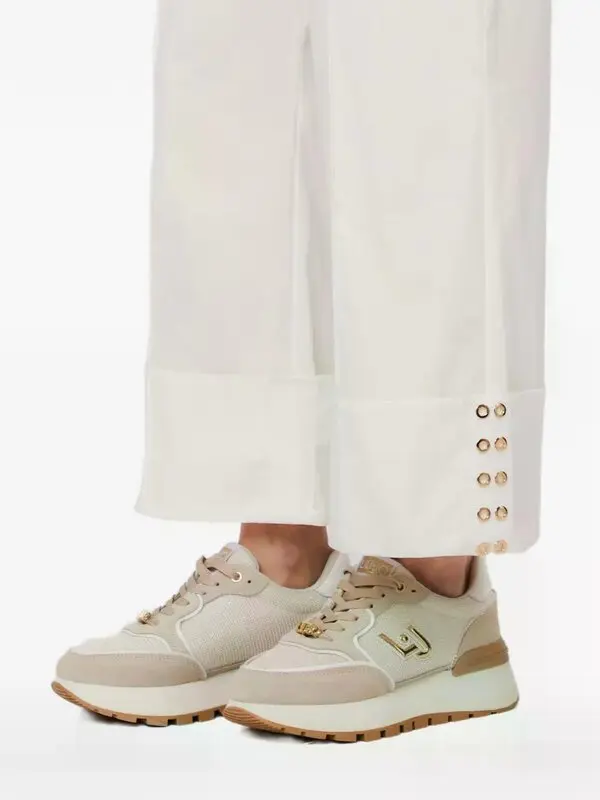 Liu Jo Drawstring Eyelet Trousers