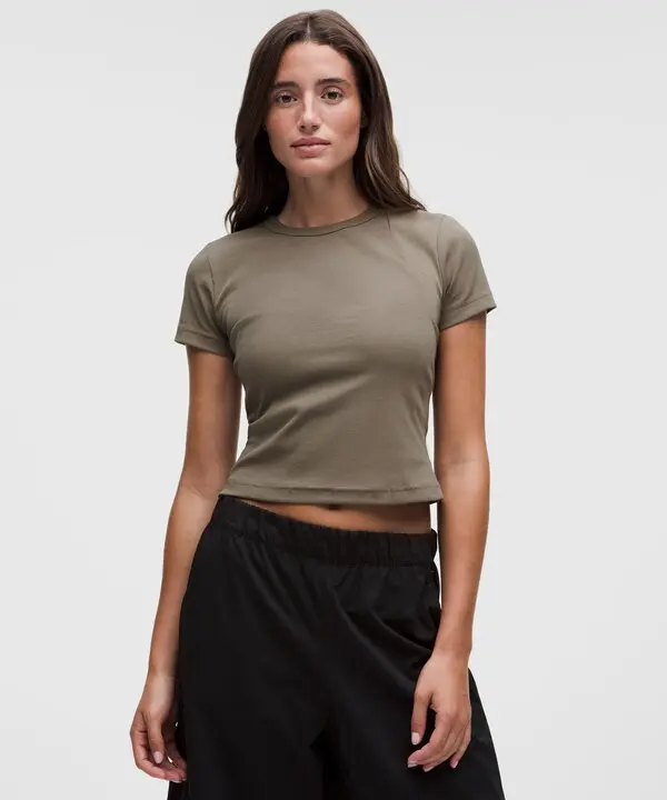 Lululemon Little Ribbed Tee - Cypress Forest