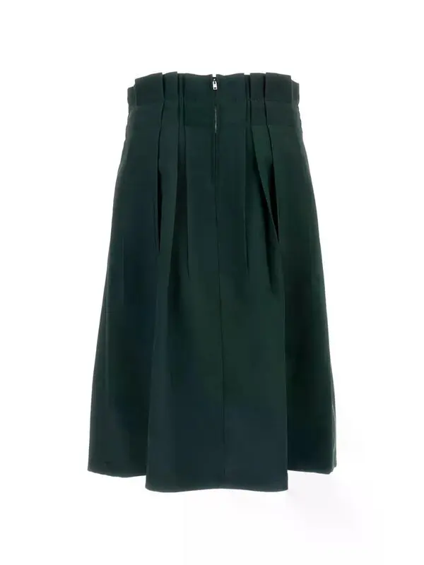 Marni Pleated A-line Midi Skirt
