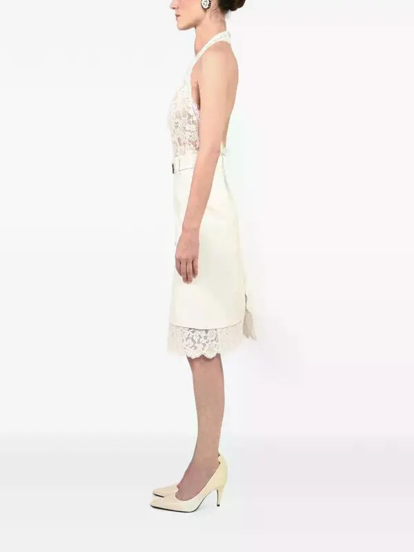 ROWEN ROSE Lace V-neck Bodysuit