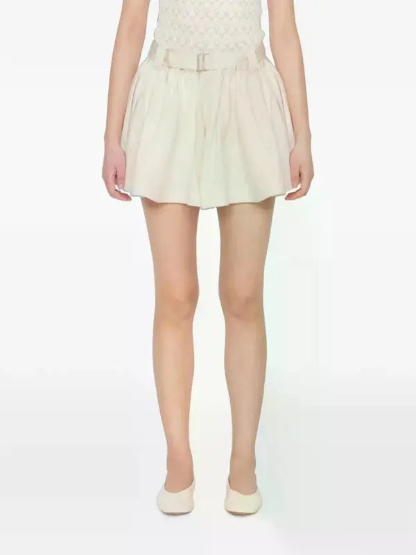 Sea Angelina Belted Shorts - Neutrals