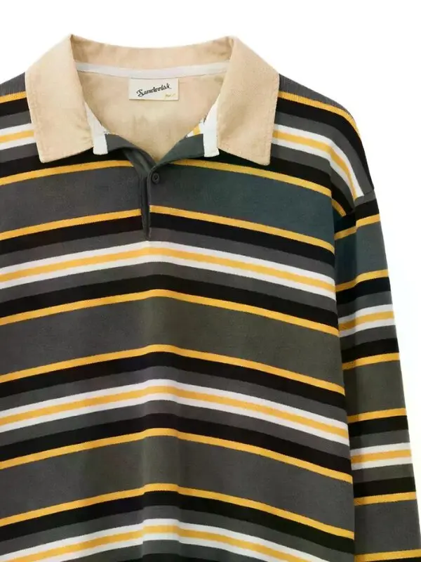 SANDERLAK Striped Long-sleeve Sweater
