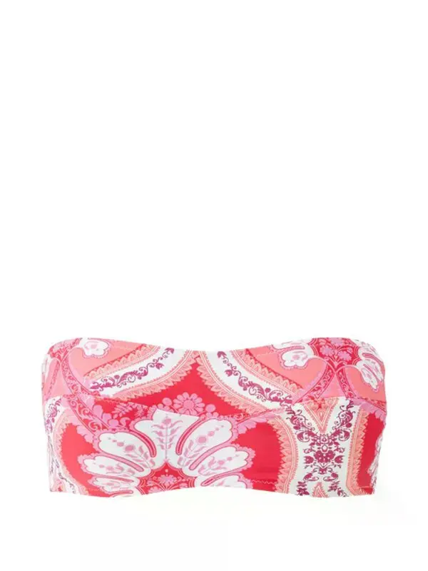 Melissa Odabash Turin Paisley-print Bikini Top - Pink