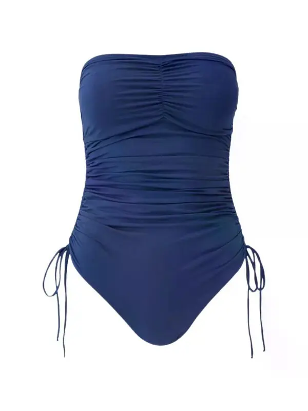 Melissa Odabash Sydney Ruched Swimsuit - Blue