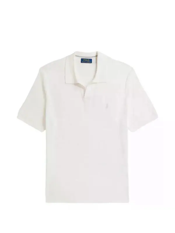 Polo Ralph Lauren Pony-embroidered Double Seed-stitched T-shirt - White