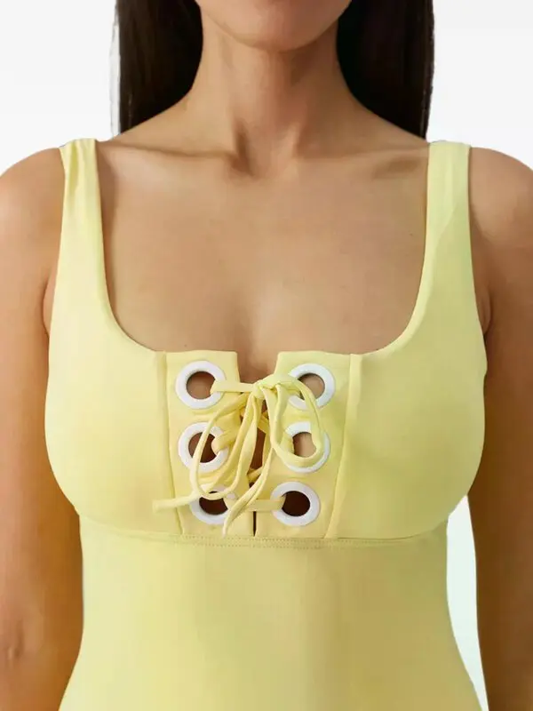 Melissa Odabash London Lace-up Swimsuit