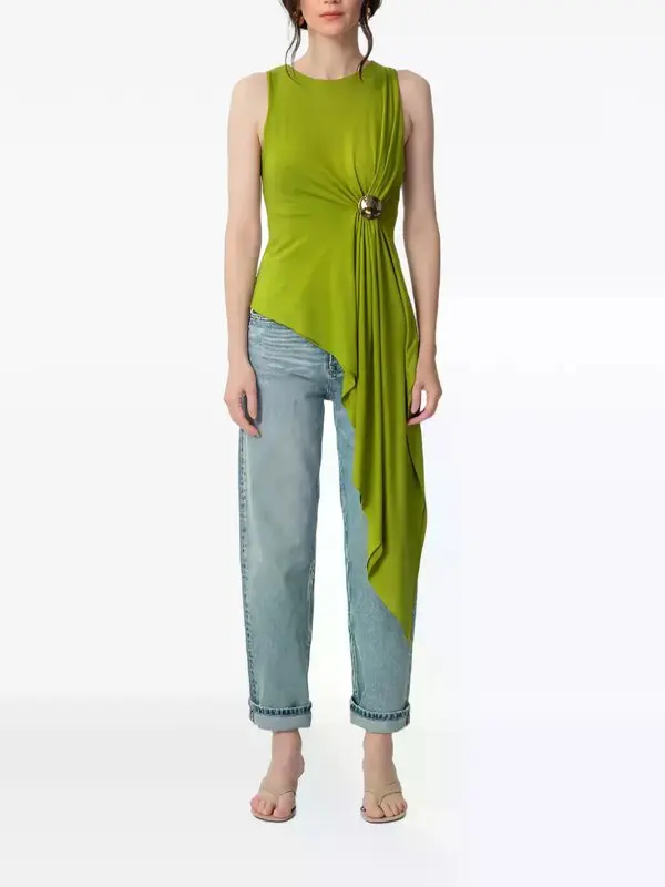 CONCEPTO Elio Draped Hardware Detail Top
