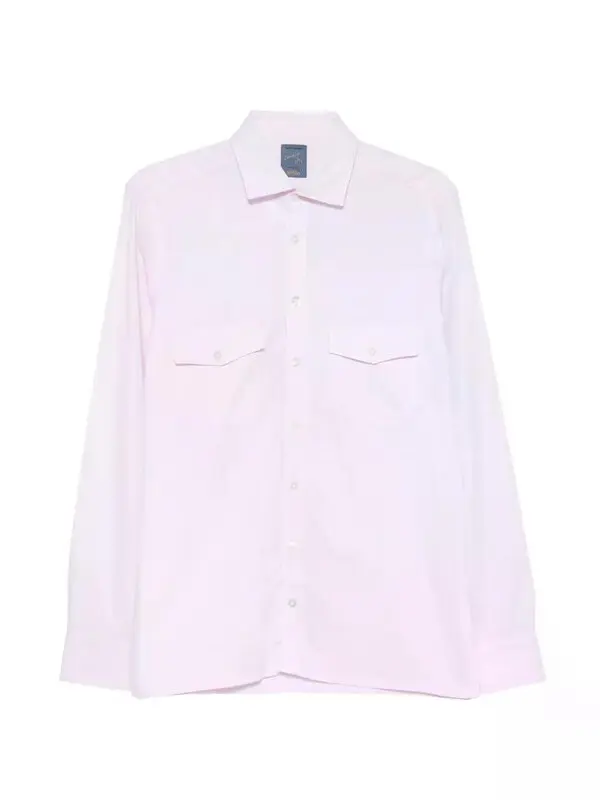 BARBA NAPOLI Flap-pocket Shirt - Pink