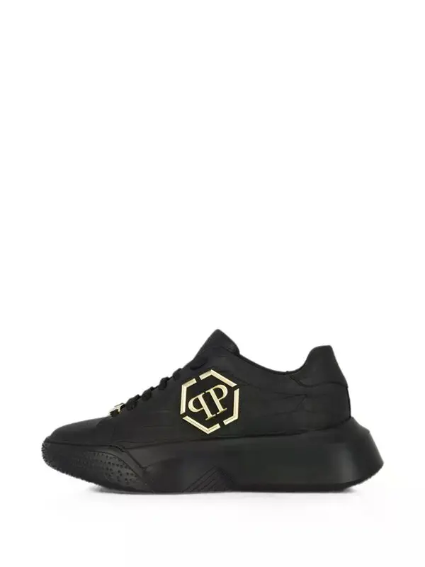 Philipp Plein Croc Godzilla Runner Sneakers