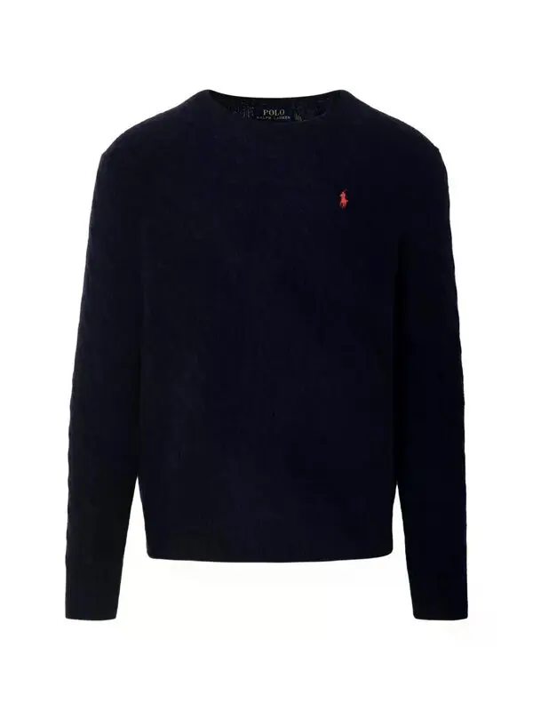 Polo Ralph Lauren Cable Knit Pony Motif Sweater