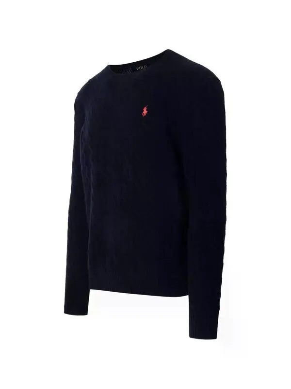 Polo Ralph Lauren Cable Knit Pony Motif Sweater