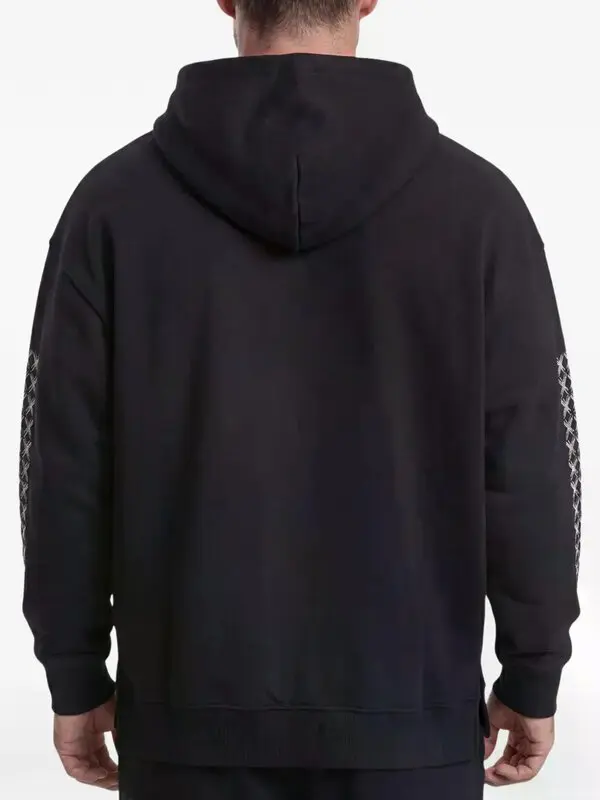 EXIT SOCIETY Logo-print Zipped Hoodie