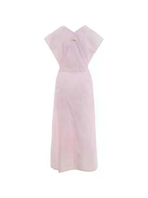 LEE MATHEWS V-neck Midi Dress