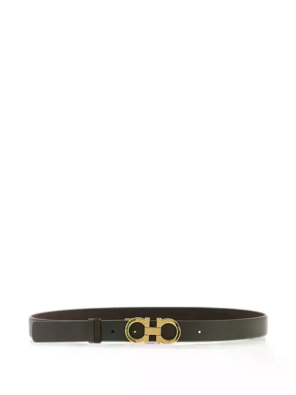 FERRAGAMO Gancini Suede Belt