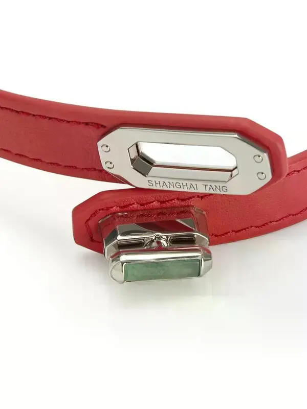 Shanghai Tang Locket Wrap Bracelet - Red