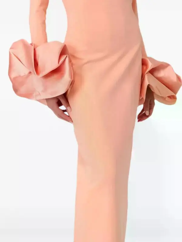 Solace London Off-the-shoulder Long-sleeved Dress
