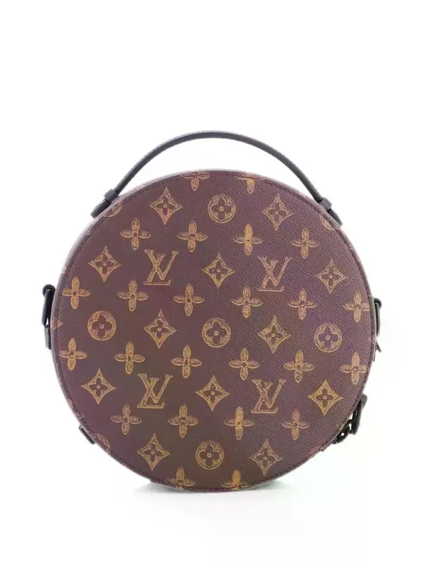 LOUIS VUITTON Vintage Monogram Canvas Wheel Box Bag No. 7 Trunk L'oeil