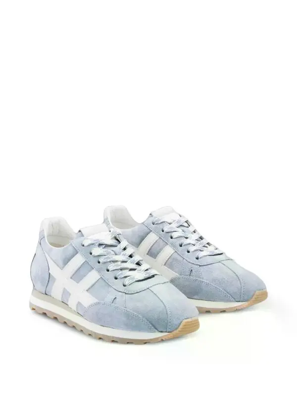 Hogan Panelled Suede Sneakers